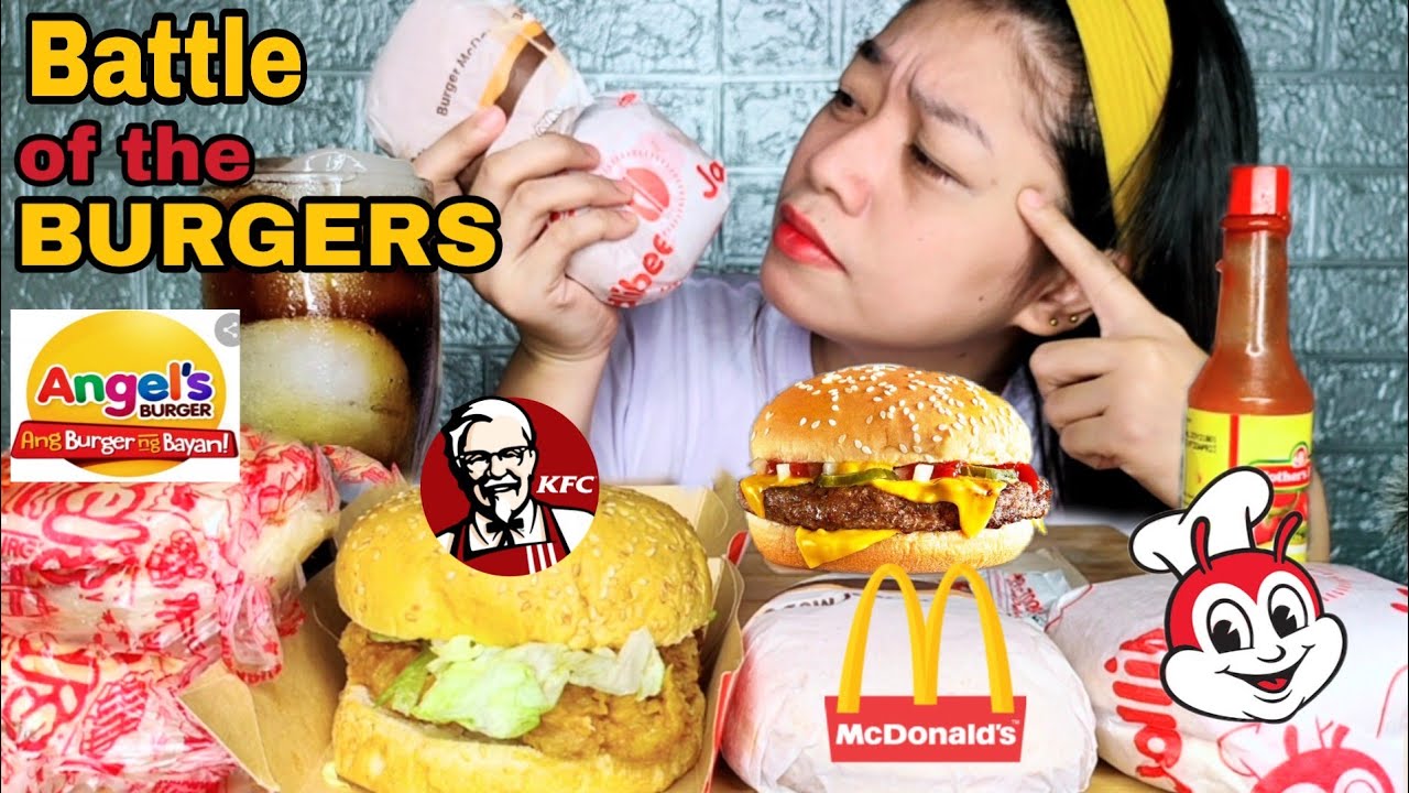 Jollibee, Mcdonalds, KFC, Angel's Burger! | Battle of the fastfood ...