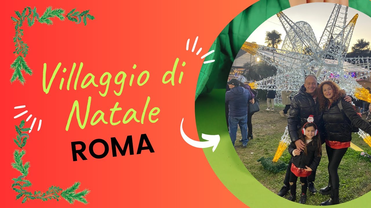 Visiting Christmas Village in Rome, Eur 🎄#family #vlog #christmas - YouTube