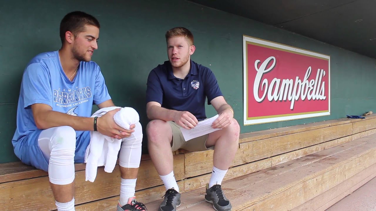 'Sharks Second Baseman Eric Frain Interview - YouTube