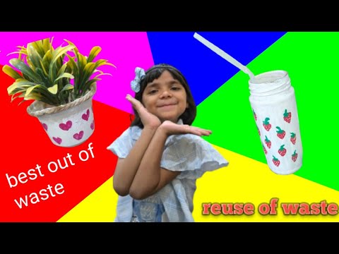 How to create the best out of waste @Handmade joy 101 - YouTube