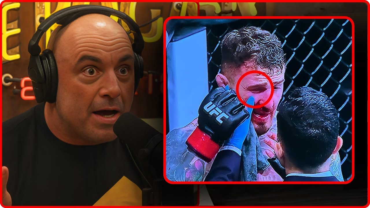 "HE WAS FAKING IT!" Joe Rogan SHOCKED After Eye Poke Ends Tom Aspinall ...