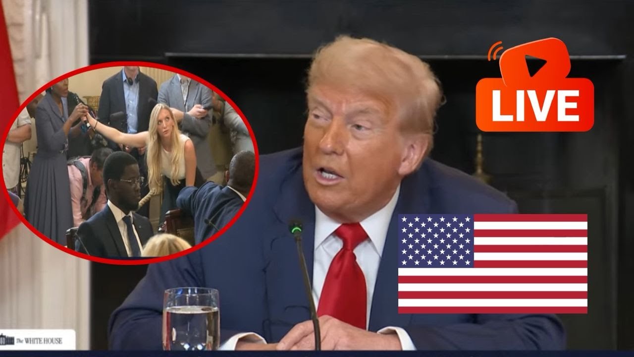🔴Le Président Bassirou Diomaye Faye et ses collègues rencontrent Donald ...