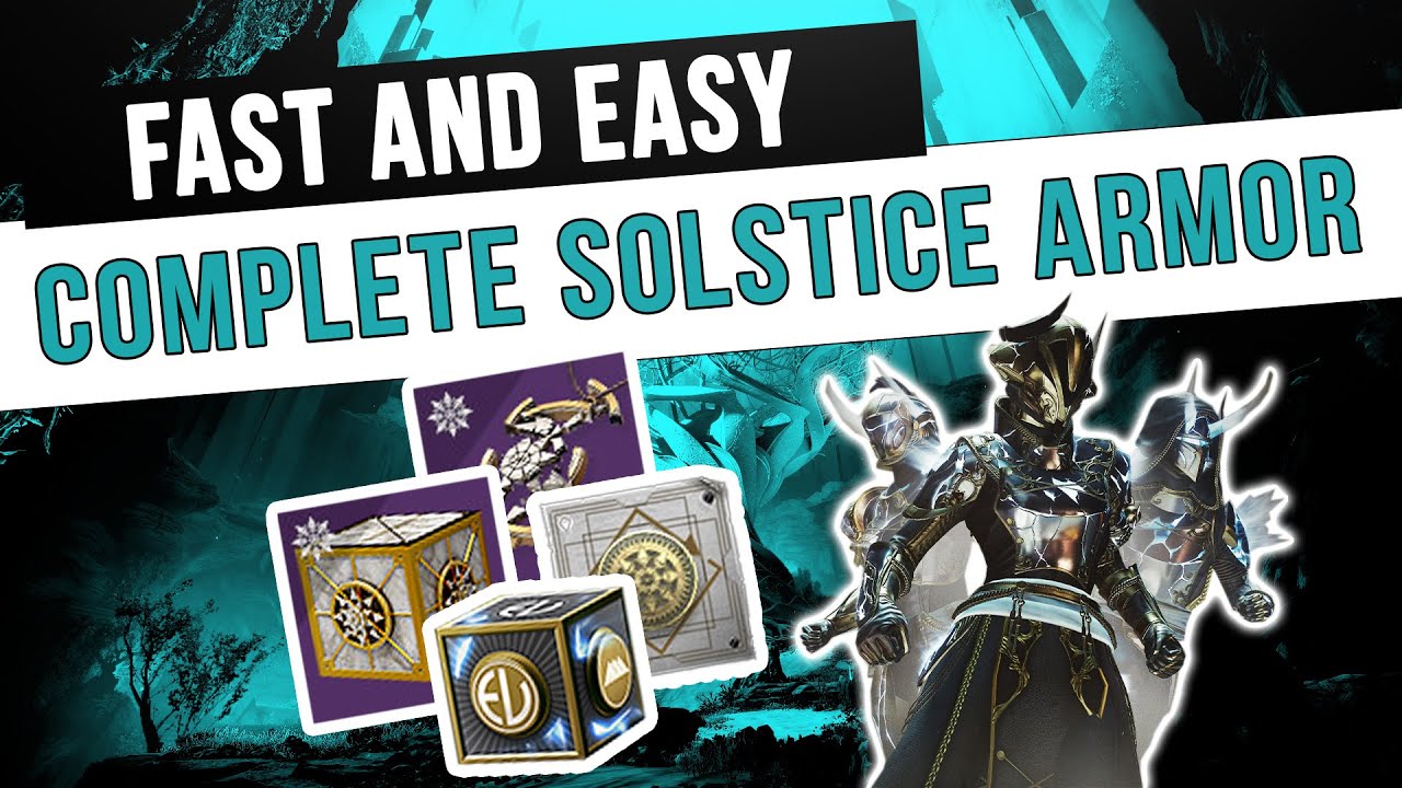 HOW TO upgrade SOLSTICE armor FAST *FULL GUIDE* | Destiny 2 - YouTube