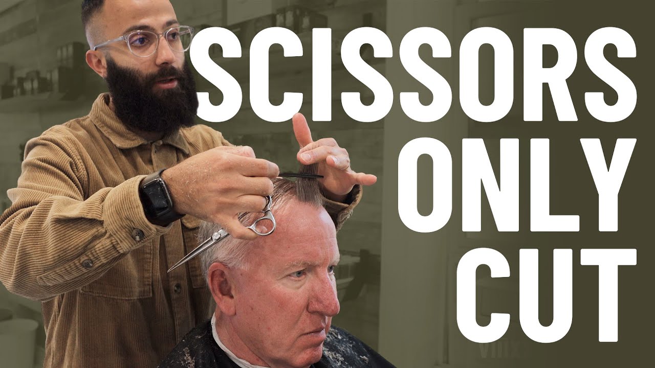 Master the Basic Scissor Cut: Step-by-Step Barber Tutorial - YouTube