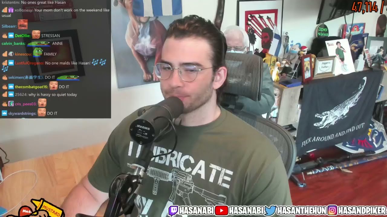 1/2 HasanAbi August 16, 2021 – Afghanistan!, Biden speech on US ...