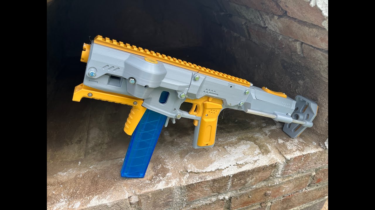 DIY Foam Dart Blaster "Protean" - YouTube