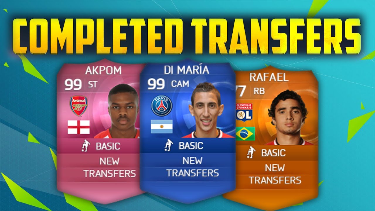 CONFIRMED TRANSFERS! - DI MARIA TO PSG?!? AND MORE | FIFA 15 Summer ...