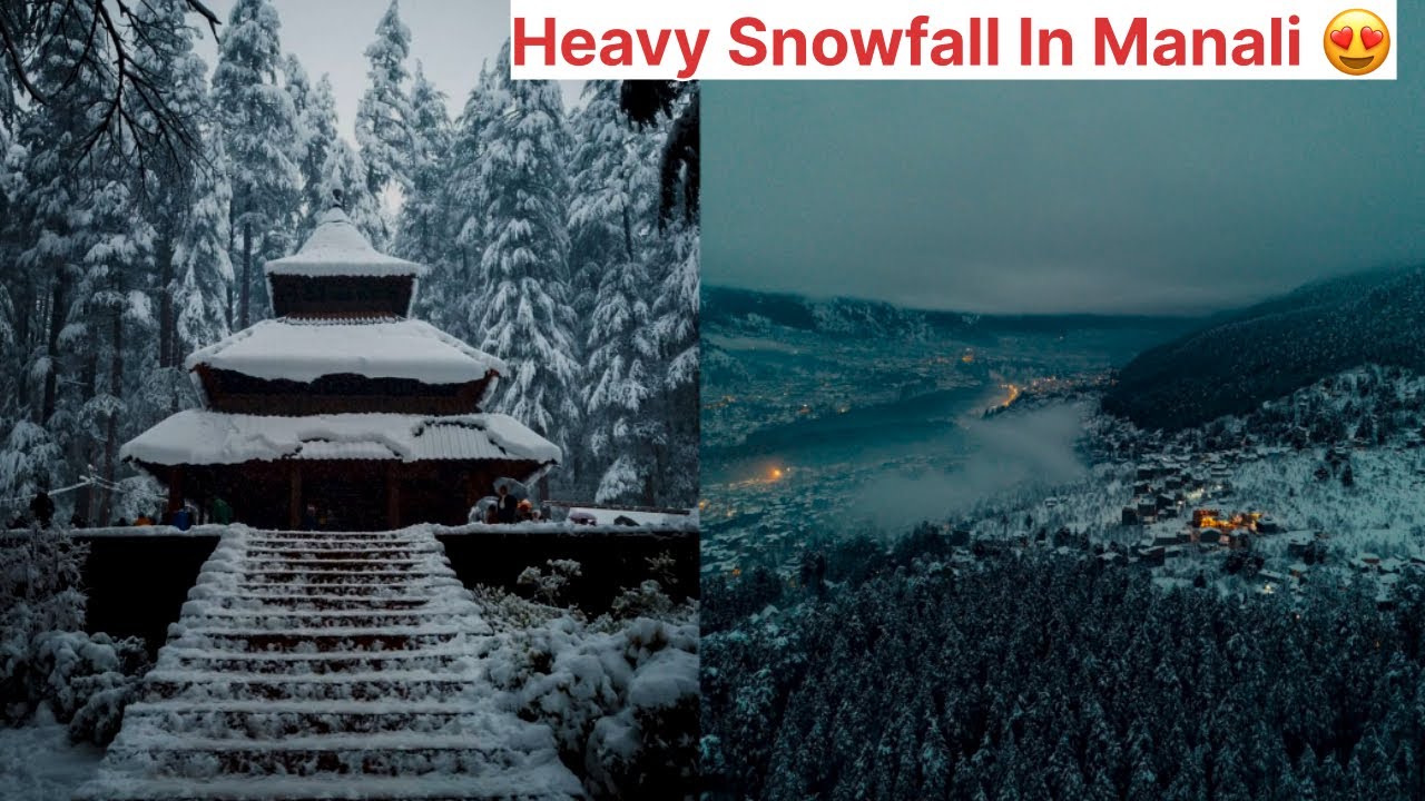 Heavy Snowfall In Manali 😍 | Explore Manali Ep-8 - YouTube
