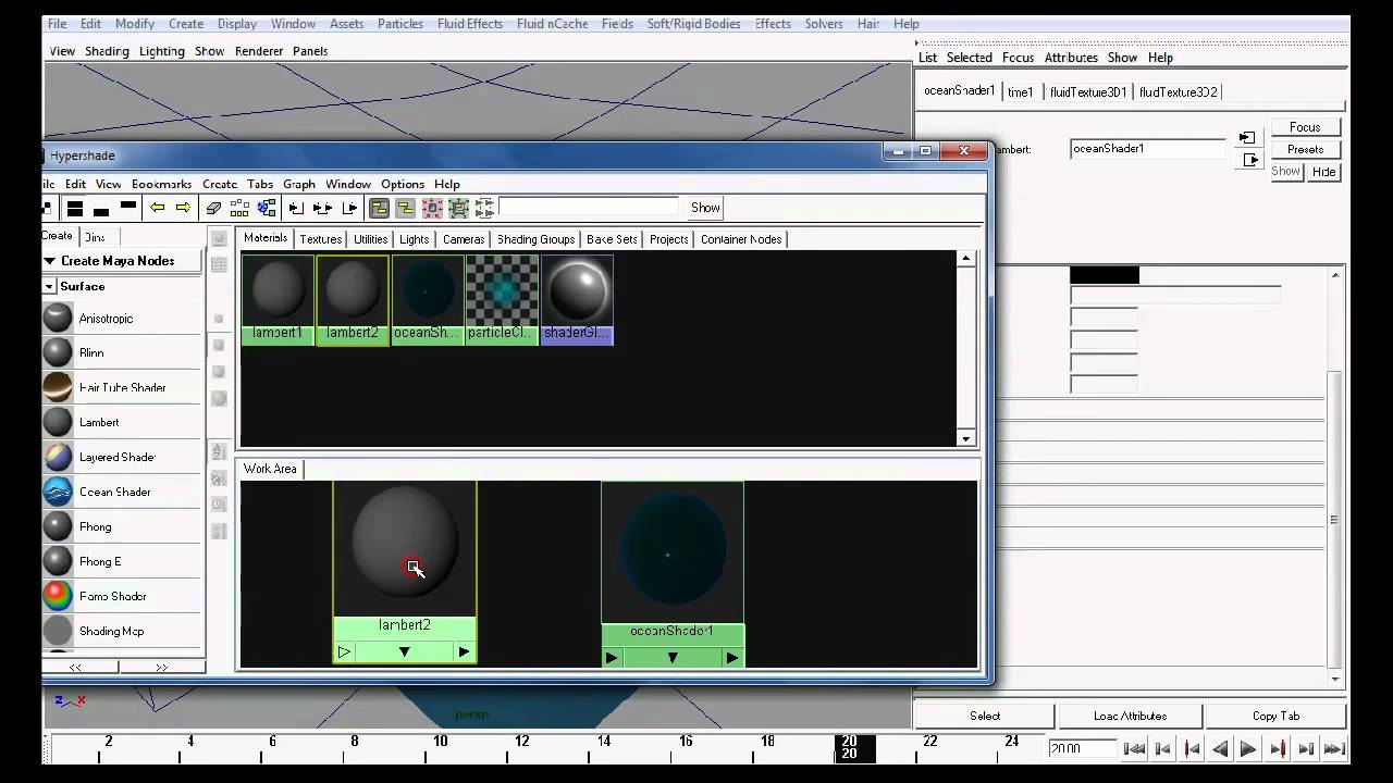 Extract foam data from the ocean shader in Maya - YouTube