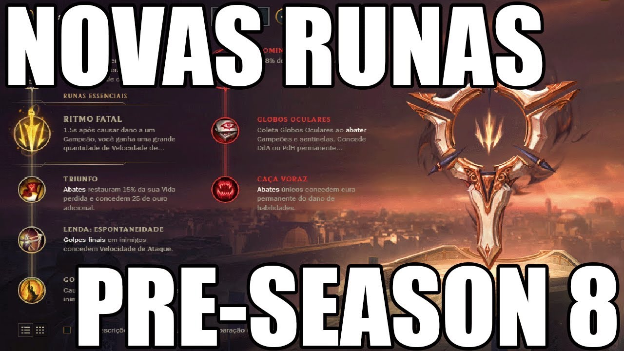 AS NOVAS RUNAS DA PRÉ-TEMPORADA - MASTER YI | JARVAN IV | HECARIM ...