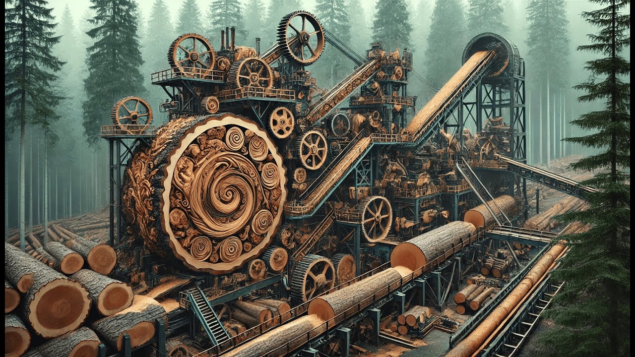 Super Powerful Wood Saw, Great Power, Outstanding Performance !!! - YouTube