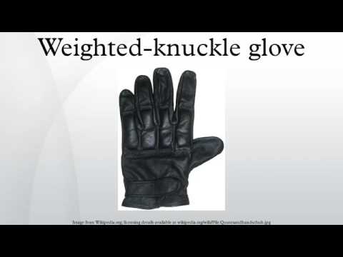 Weighted-knuckle glove - YouTube