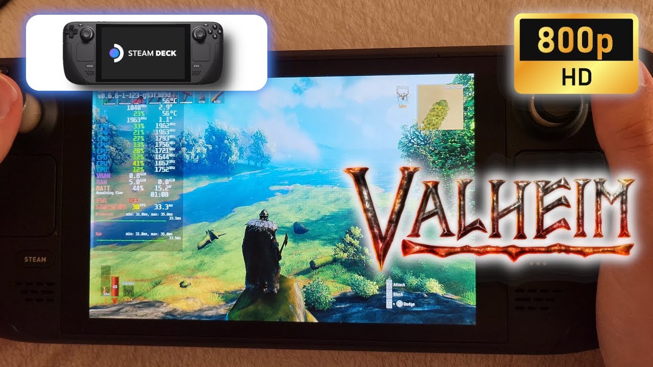 Steam Deck | Valheim | 800p | Medium settings - YouTube