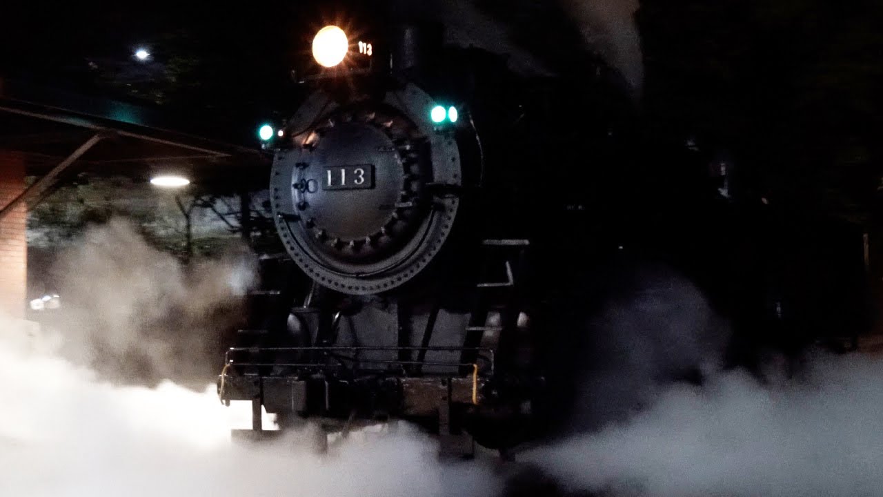 Spending The Night with CNJ No. 113 - Railway Restoration Project 113 - YouTube
