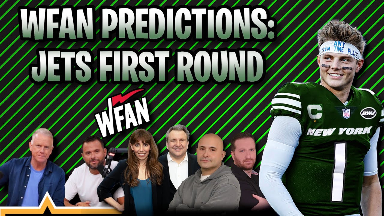 WFAN Hosts Predict The Jets First Round! - YouTube