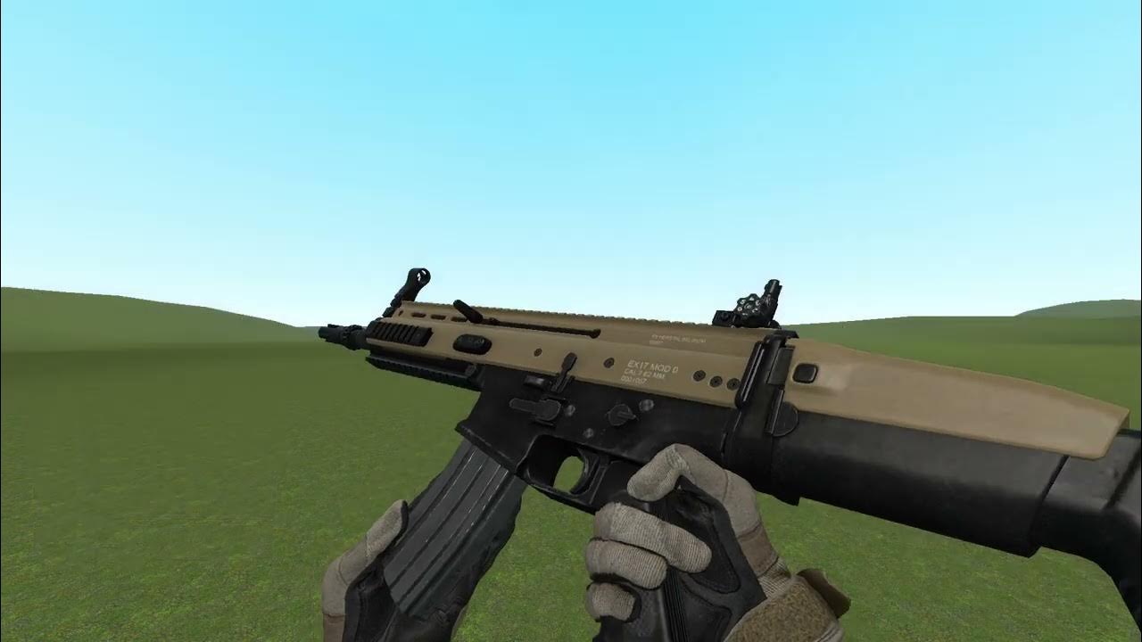 GMOD slogkot's arcCW Urban Coalition SCAR Platform all reloads in 1 minute - YouTube