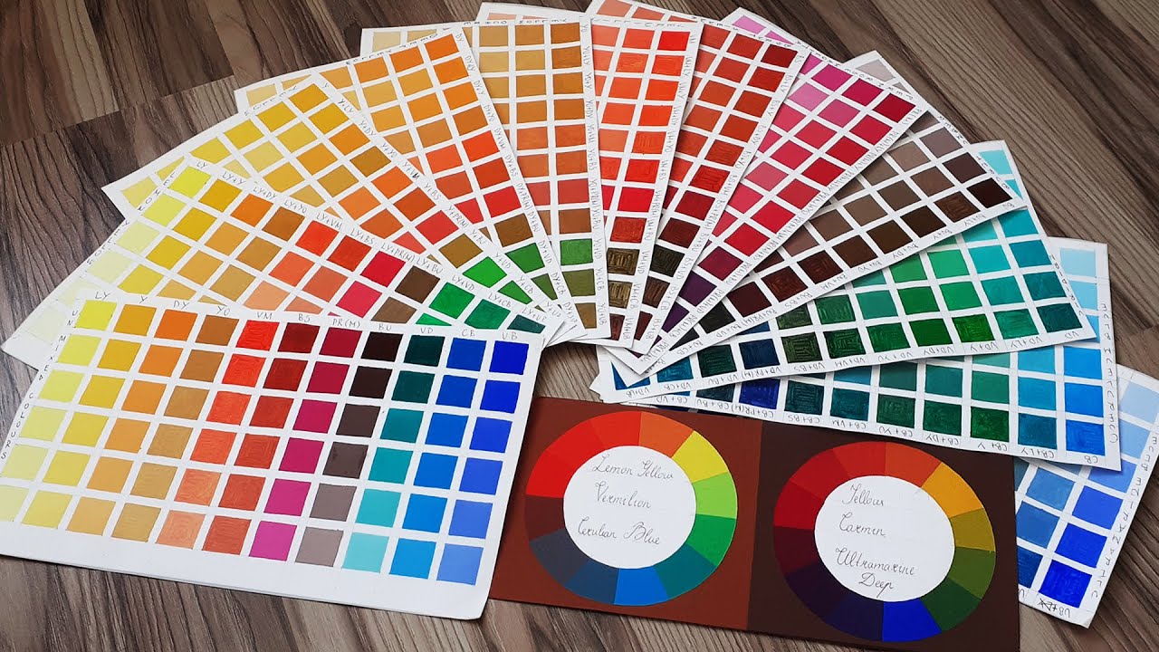 How I Practice Mixing Colors To Understand and Learn Colors - YouTube