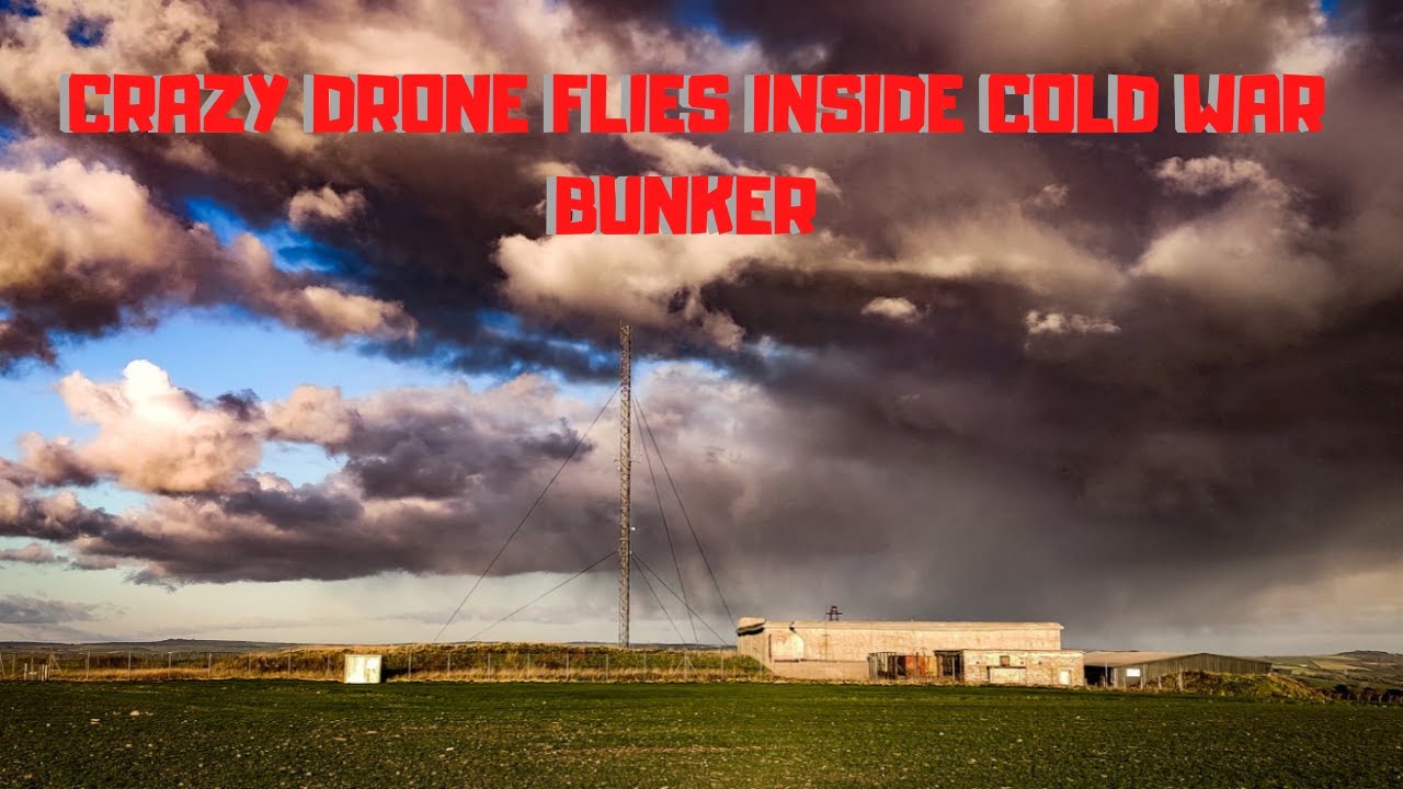 CRAZY DRONE FLIES INSIDE COLD WAR BUNKER - YouTube