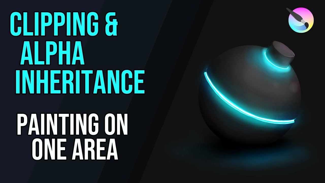 Clipping or Alpha Inheritance - Krita - Painting on one area - YouTube
