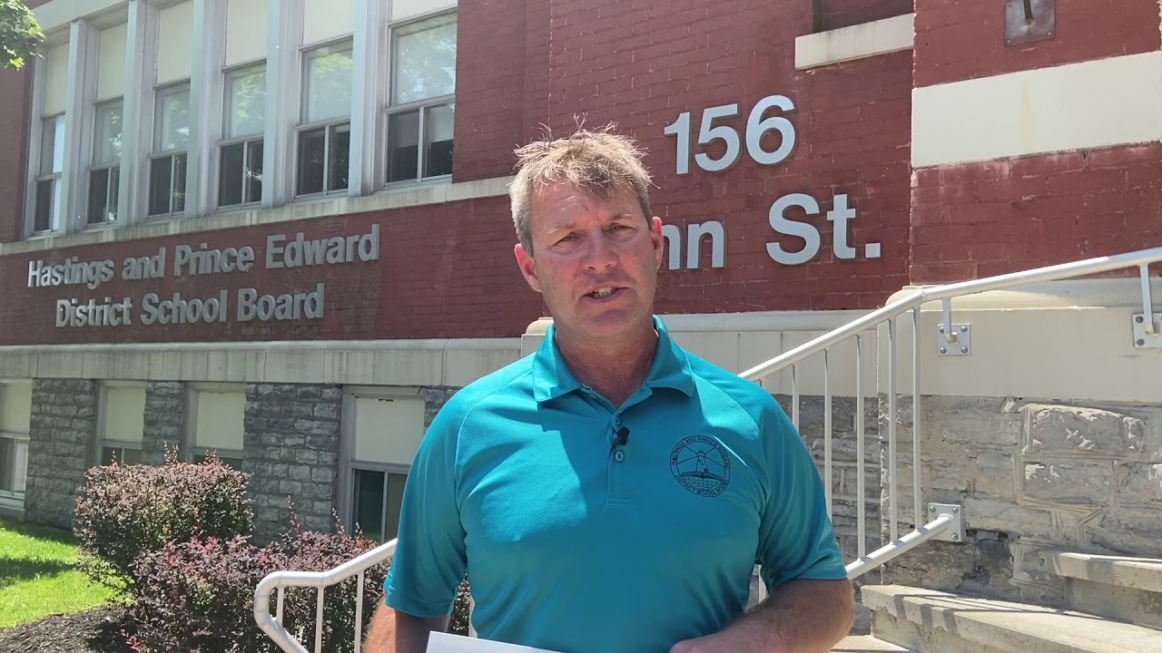 HPEDSB distributing lawn signs to grads - Sean Monteith - YouTube