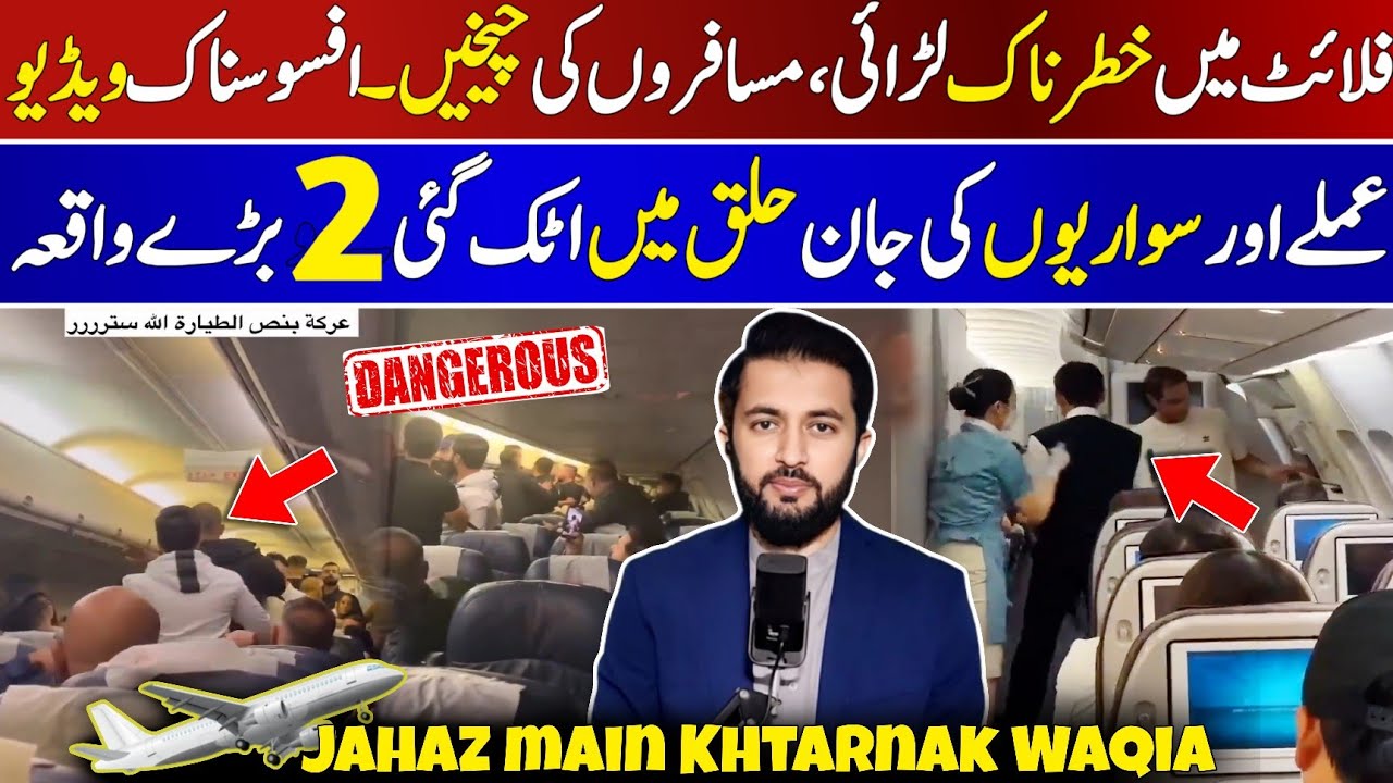 Passenger Try to Open Plane Gate - Airline Video - What Happened in ...