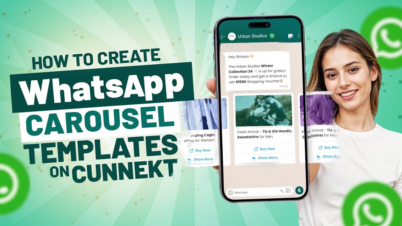 How to Create & Send WhatsApp Carousels with Cunnekt Platform | Step-by ...