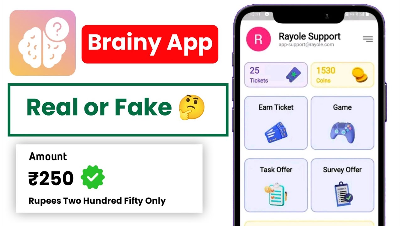 Brainy app Real or not? | Brainy app real or fake? | Technical khufiya - YouTube