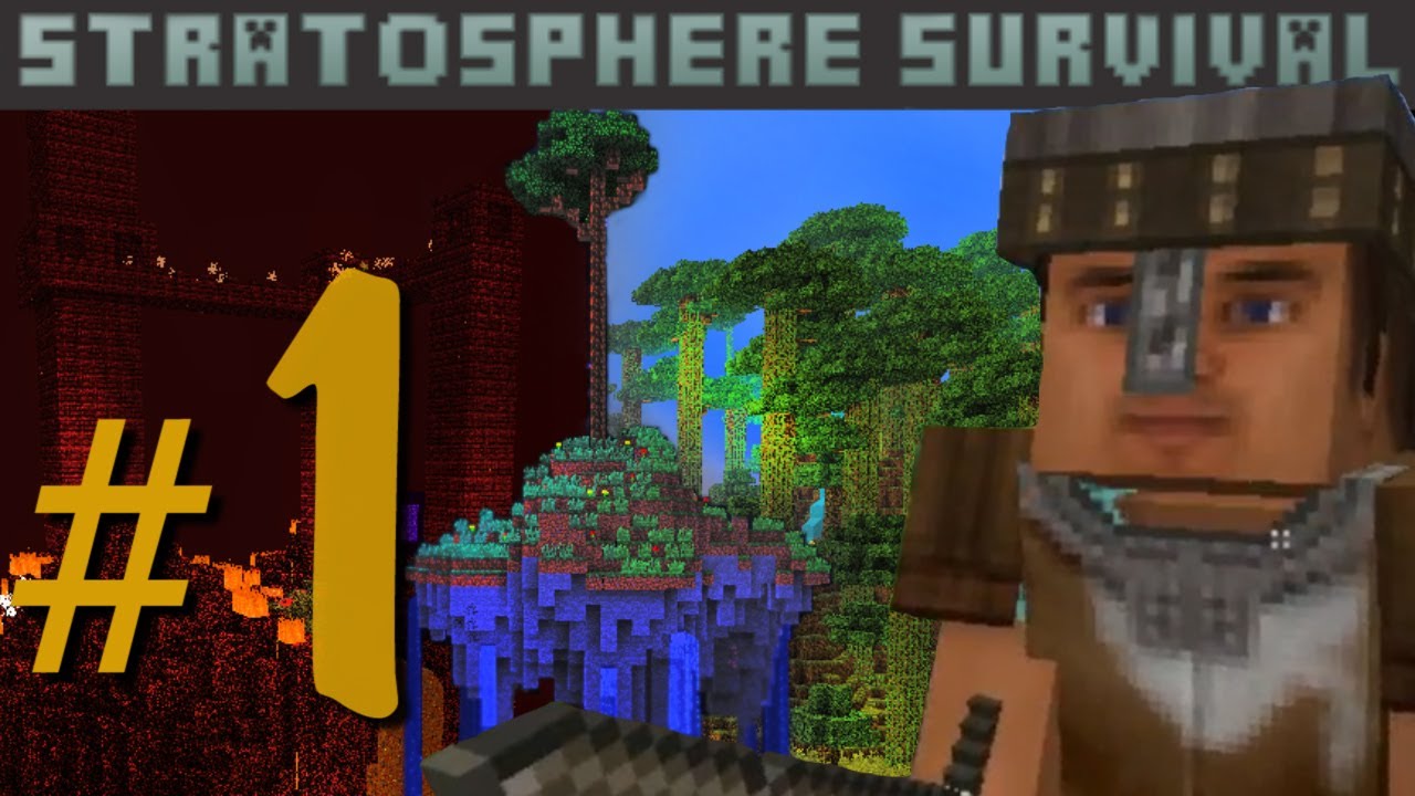Minecraft - Stratosphere Survival с Карном. Часть 1 - YouTube