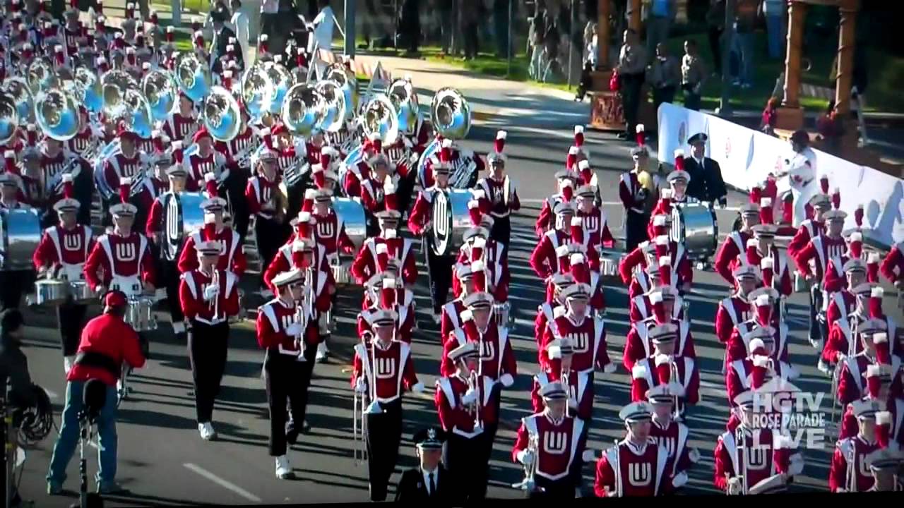 UW Madison Marching Band Rose Bowl Parade 2012 (2).MP4 - YouTube