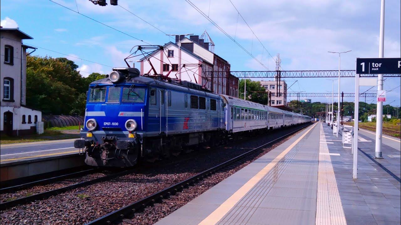 Odjazd EP07-1030 PKP Intercity z IC Malczewski | Kołobrzeg - YouTube