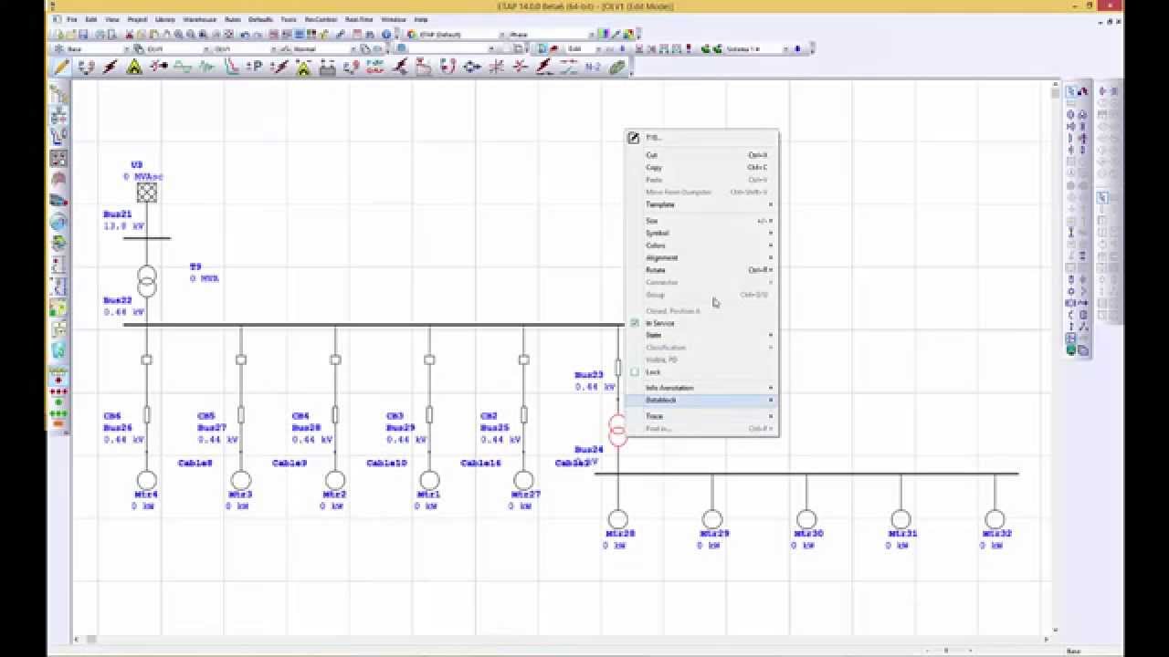 ETAP Auto-build - Construção Automática de Diagrama Unifilar - YouTube