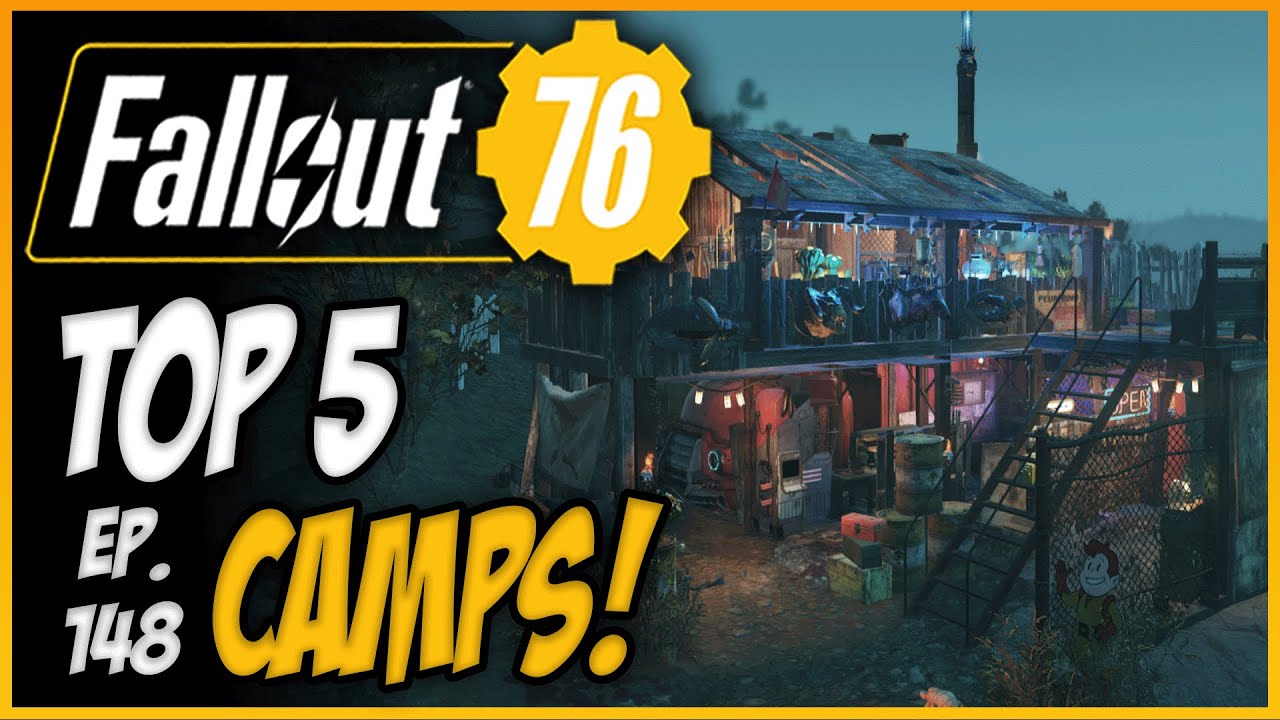 THIS WEEK'S TOP 5 CAMPS in Fallout 76! - YouTube