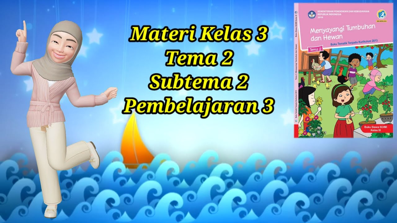 MATERI TEMATIK KELAS 3 SD TEMA 2 SUBTEMA 2 PEMBELAJARAN 3 - YouTube