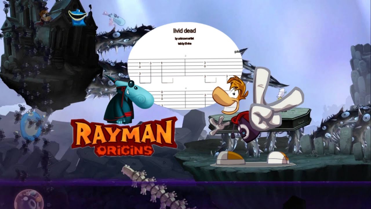 Rayman Origins:The Land of the Livid Dead 2 | Guitar Tabs | Tutorial ...