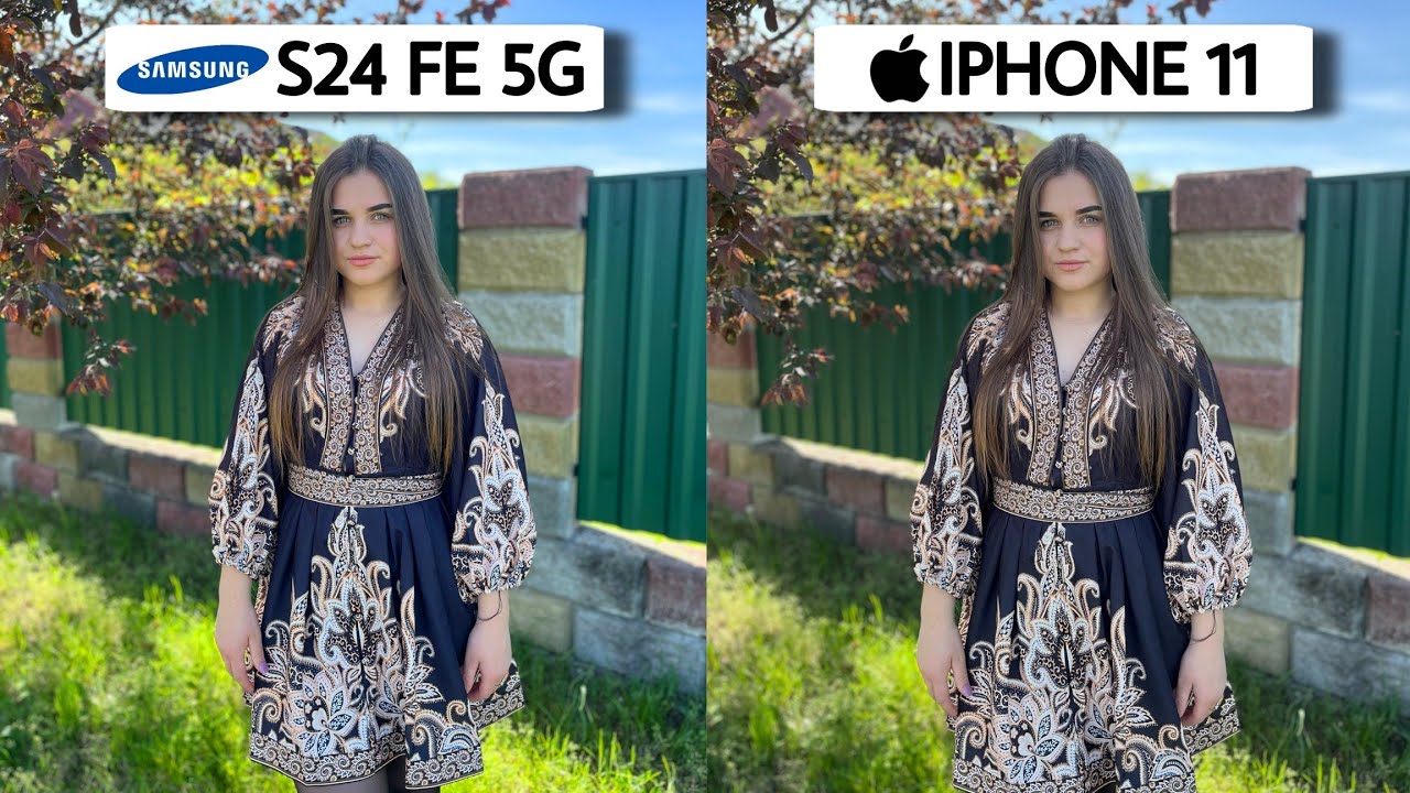 Samsung Galaxy S24 FE Vs iPhone 11 Camera Test Comparison - YouTube