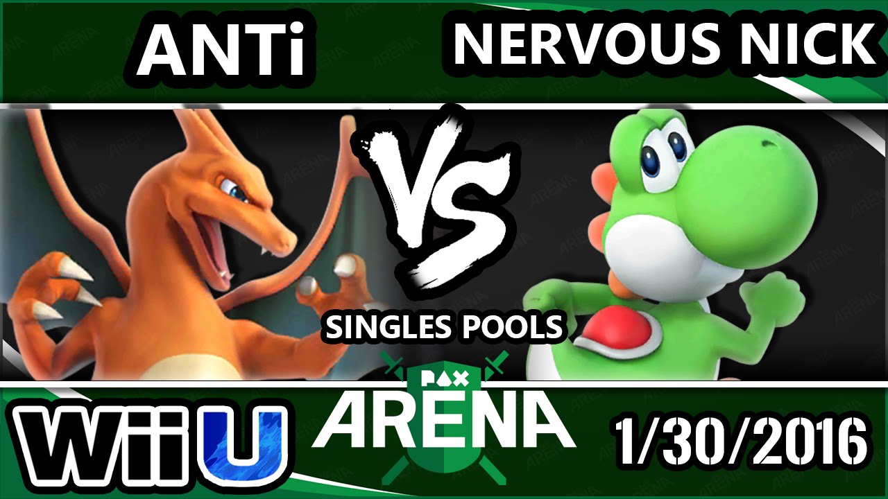 PAX - DM.THE ANTi (Mario, Charizard) Vs. Nervous Nick (Yoshi) SSB4 ...