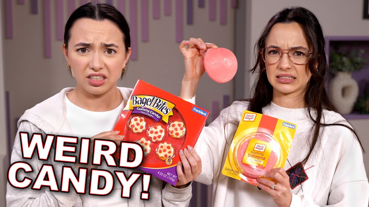 We Try Weird Candy - Merrell Twins - YouTube
