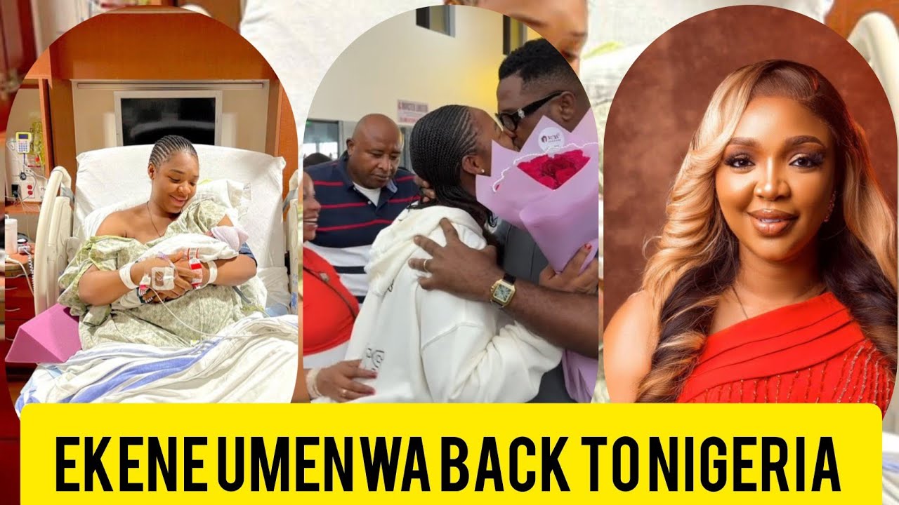 Nollywood actress Enene Umenwa finally got back to Nigeria with her ...