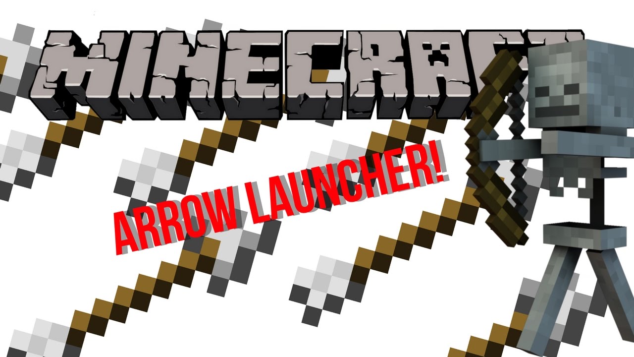 Minecraft Tutorial ⏐ Spread Shot Arrow Launcher 400+ Arrows! - YouTube