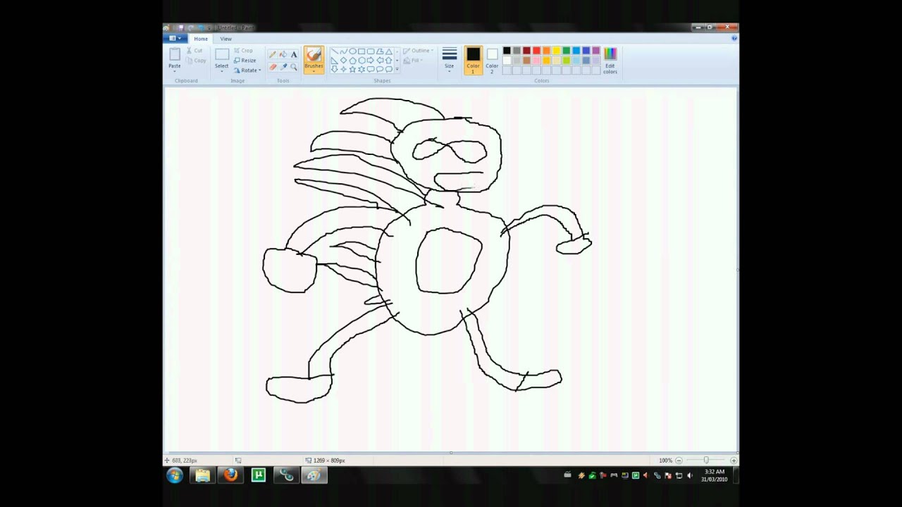 HOW 2 DRAW SANIC HEGEHOG FASTER - YouTube