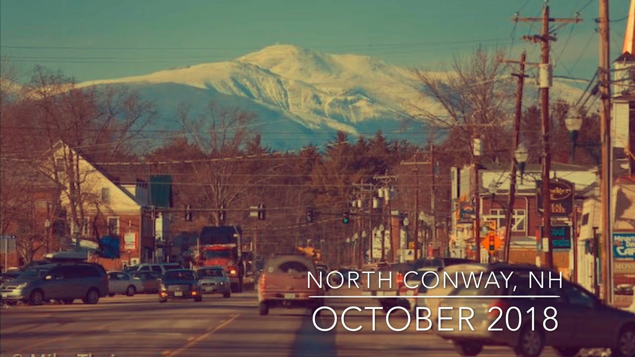 The Town Of North Conway, NH | Drone Footage - YouTube