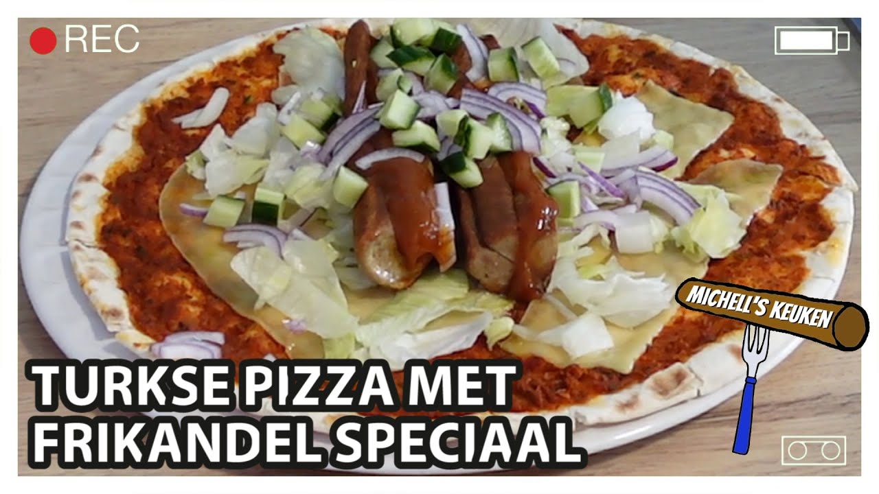 Turkse Pizza met FRIKANDEL SPECIAAL! | Michell's Keuken - YouTube