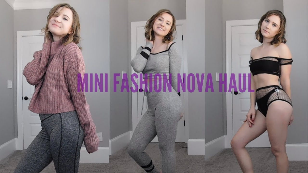 Mini Fashion Nova Try On Haul Youtube