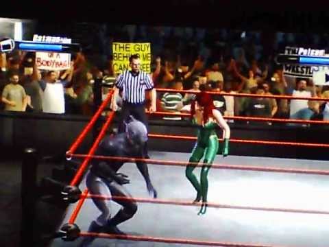 WWE smackdown vs raw 2008 Batman vs Poison Ivy - YouTube