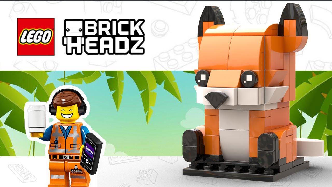 💥LEGO Brickheadz Red Fox SET Improvisation🔥 Speed Build 3D - YouTube