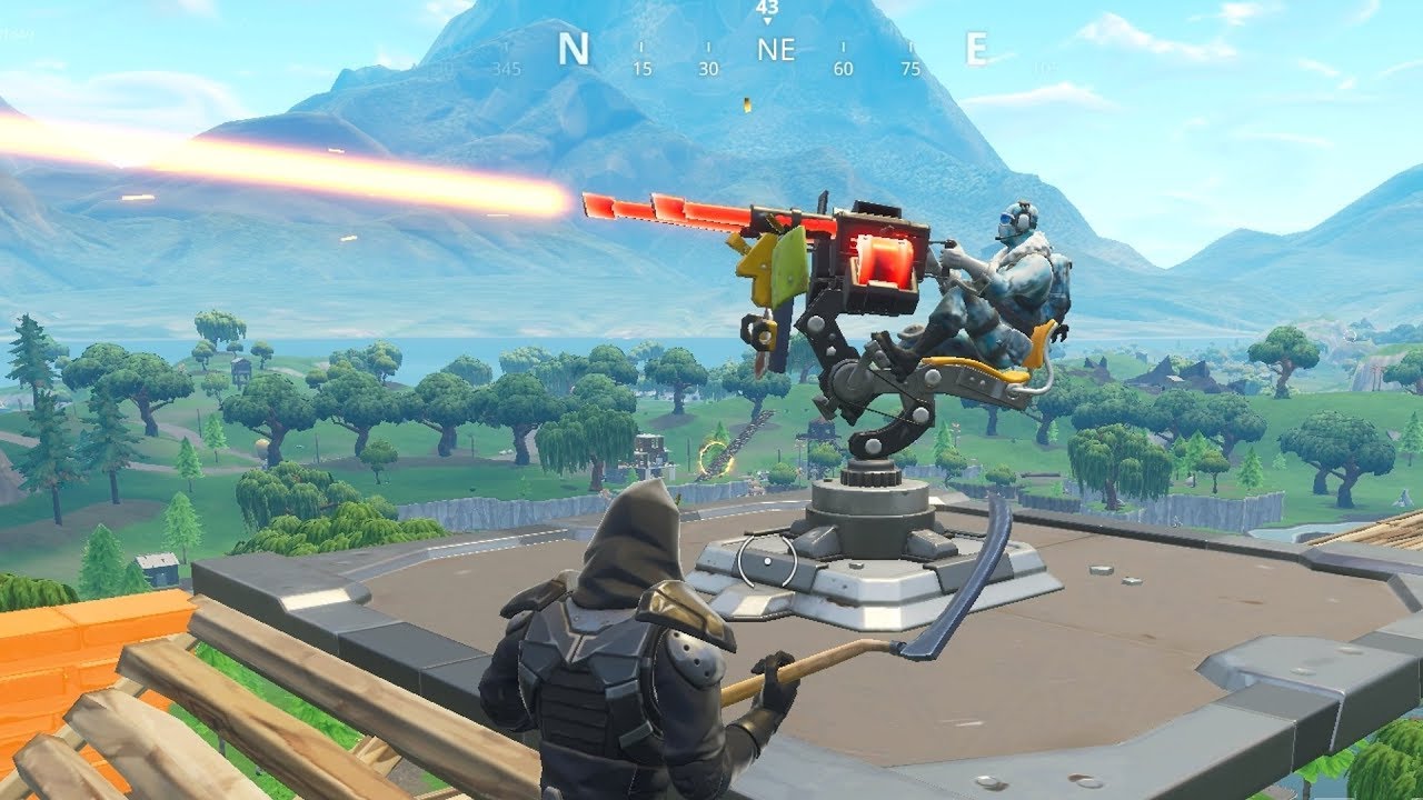 TESTAR MOUNTED TURRET | FORTNITE - YouTube