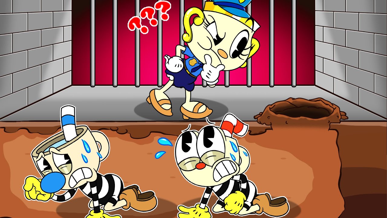 Prison Escape Funny Challenge Cuphead | The Cuphead Show Animation ...