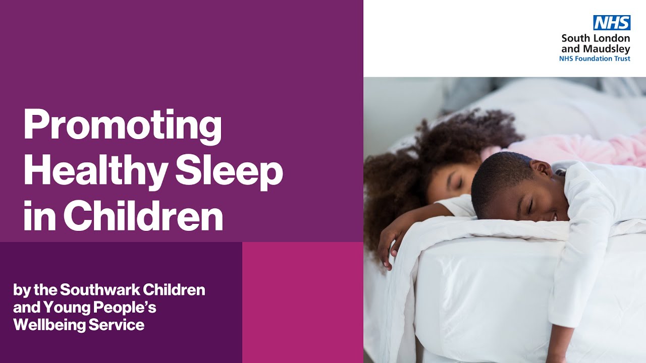 Promoting Healthy Sleep in Children - YouTube