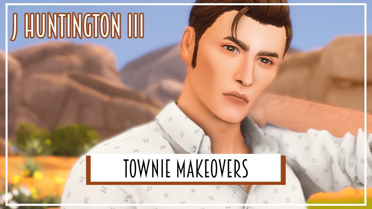 Making Over J Huntington The Sims 4 Speed CAS - YouTube