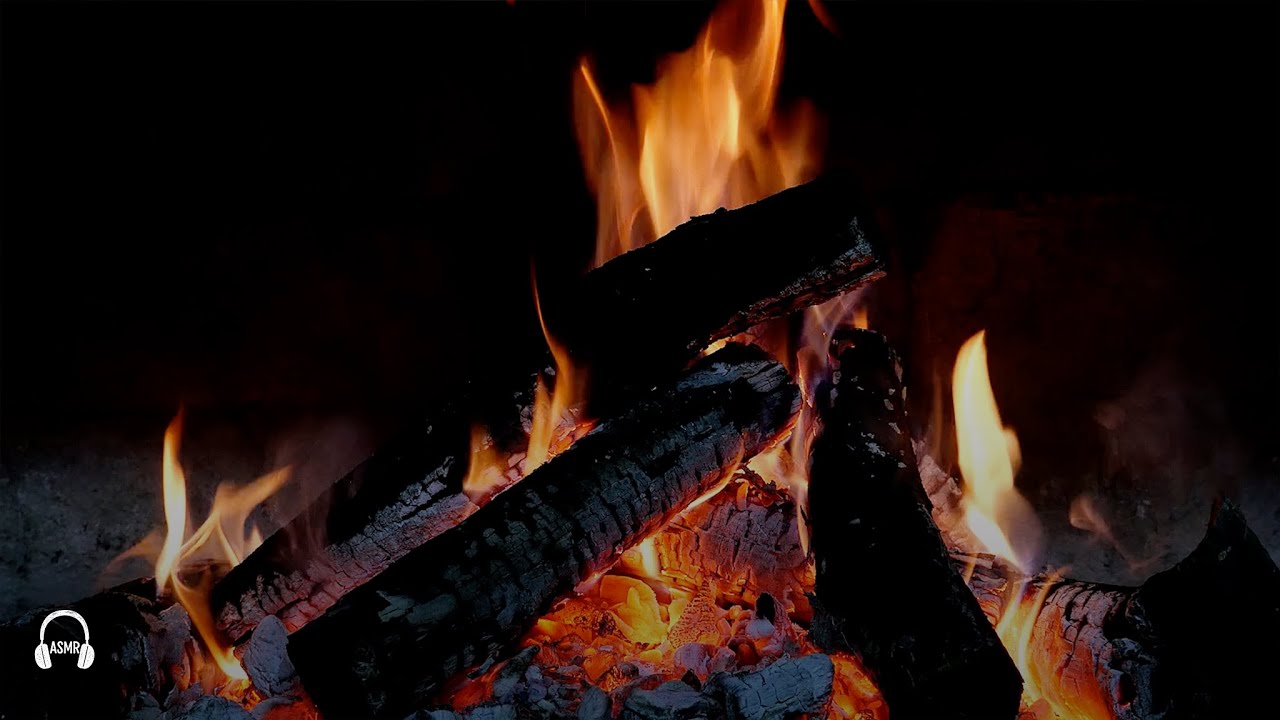 Crackling Fire with Crickets & Wind | Nature Sounds for Deep Sleep 🔥🌬️🦗 ...
